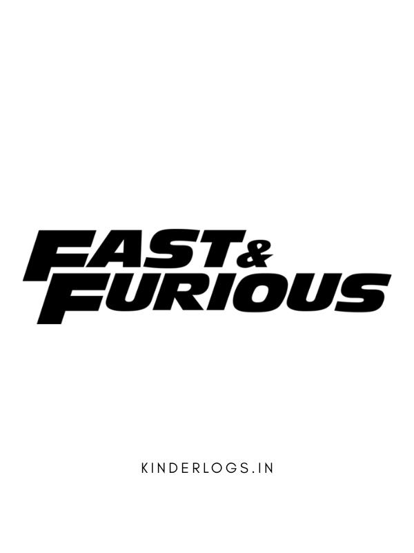 Fast and Furious Cars - Kinder Logs