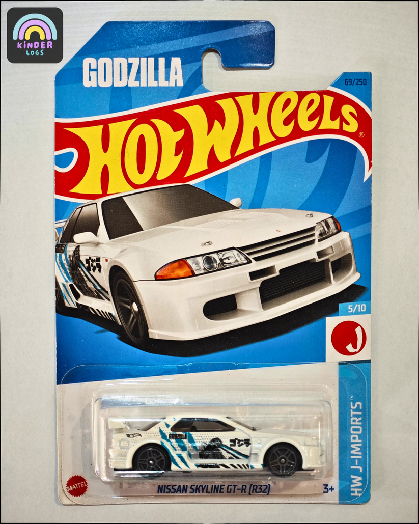 Hot Wheels Nissan Skyline GTR R32 GODZILLA – Kinder Logs