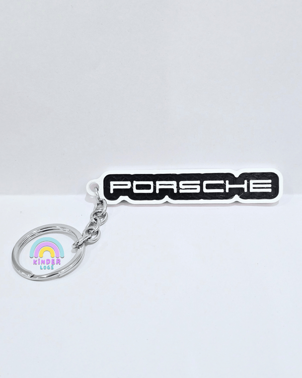 3D-Printed Porsche Logo Key Chain - Buy At Kinder Logs