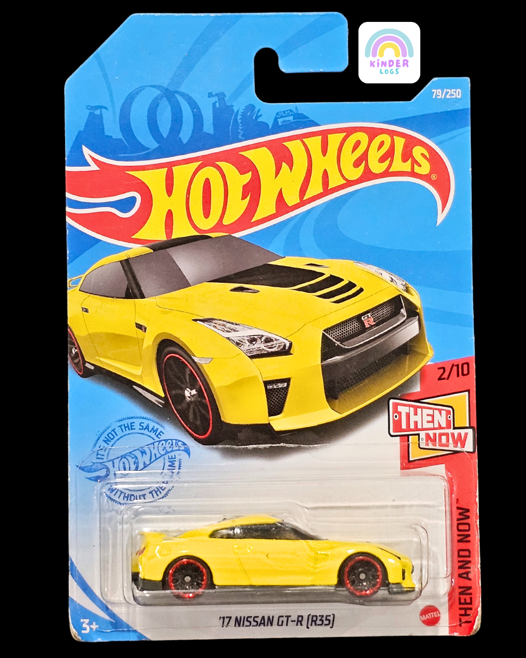 Hot Wheels 2017 Nissan GT-R (R35) - Yellow Color – Kinder Logs