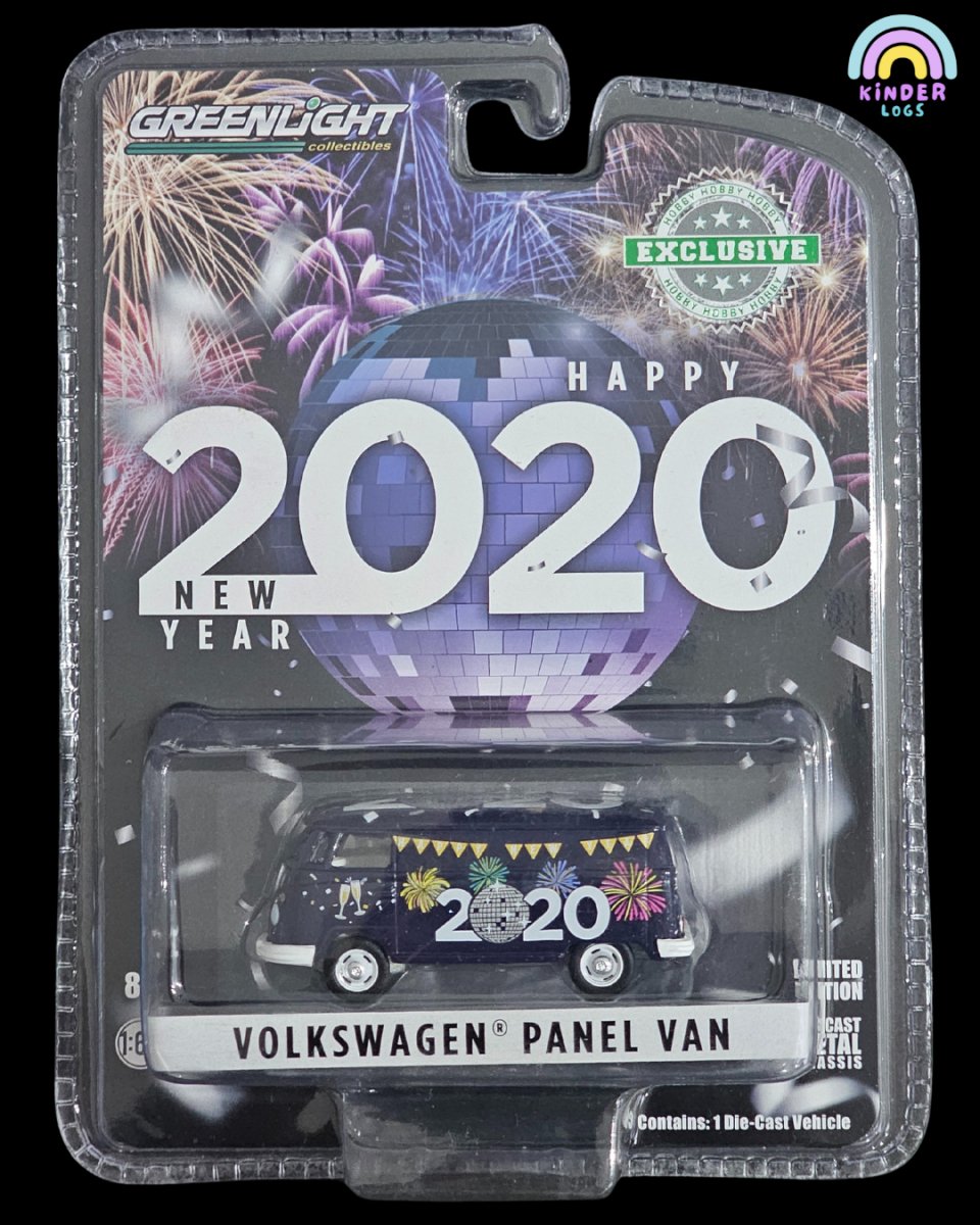 Greenlight Volkswagen Panel Van - Happy New Year 2020 - Buy At Kinder Logs