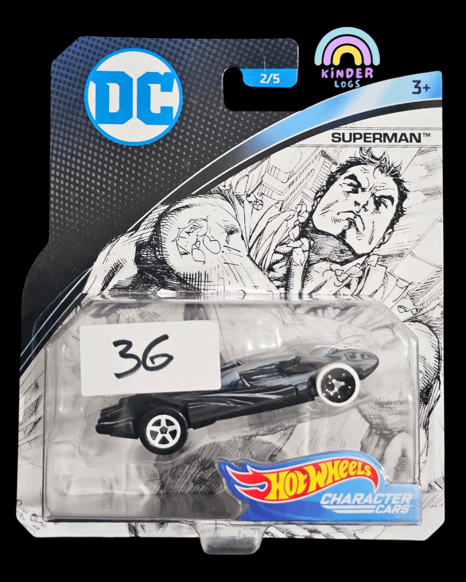 Hot Wheels DC Character Cars - Superman - Buy At Kinder Logs