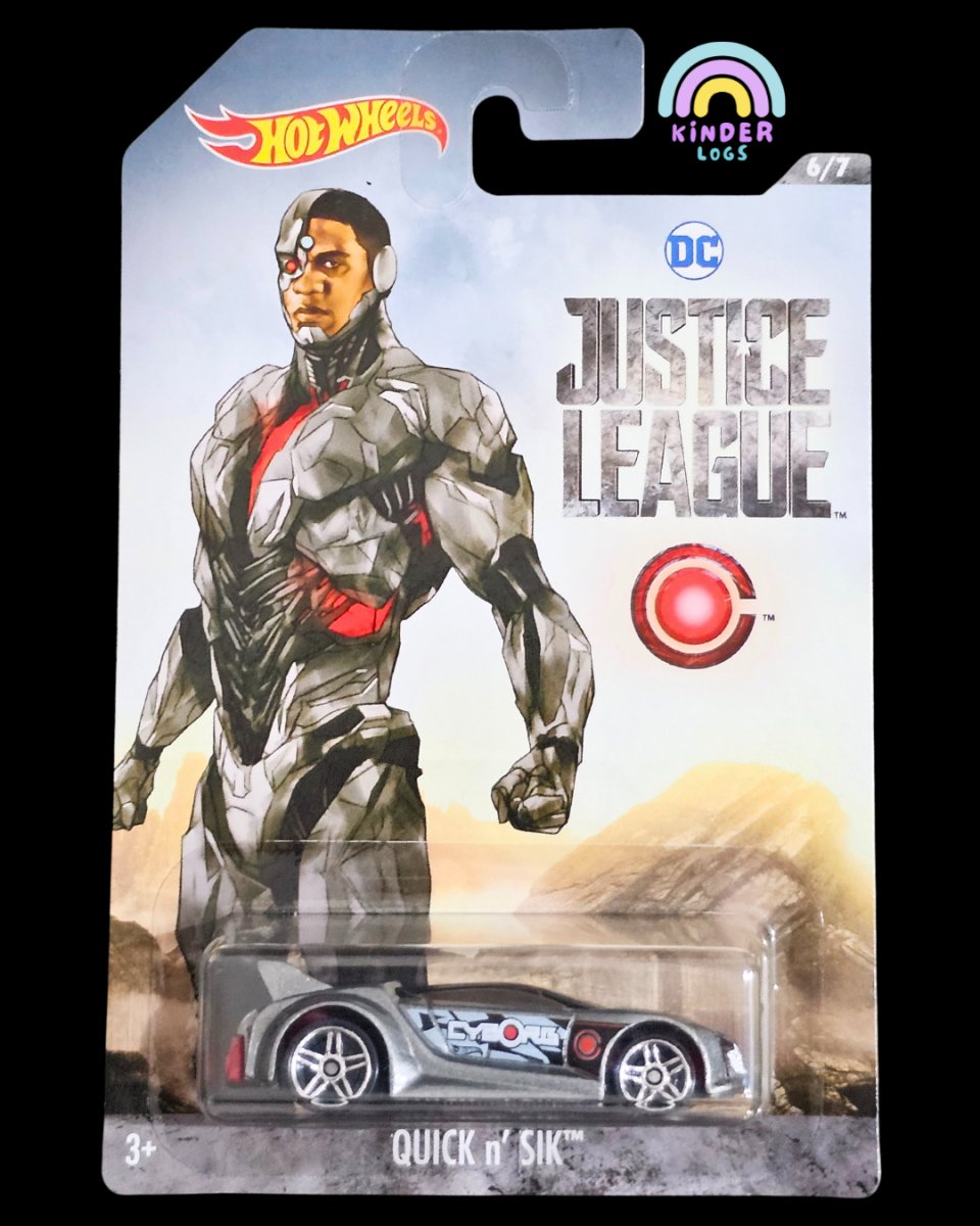 Hot Wheels DC Justice League Cyborg Quick n' Sik - Buy At Kinder Logs