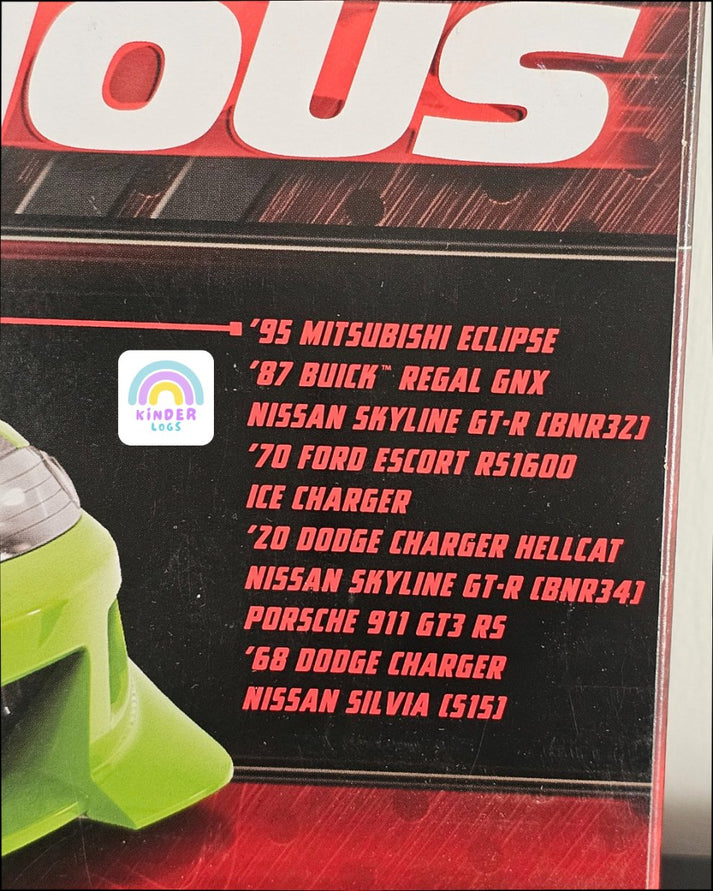 Hot Wheels Fast and Furious 10 Cars Pack - Buy At Kinder Logs