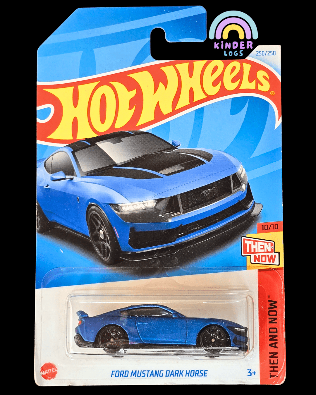 Hot Wheels Ford Mustang Dark Horse - Blue (Imported) - Buy At Kinder Logs