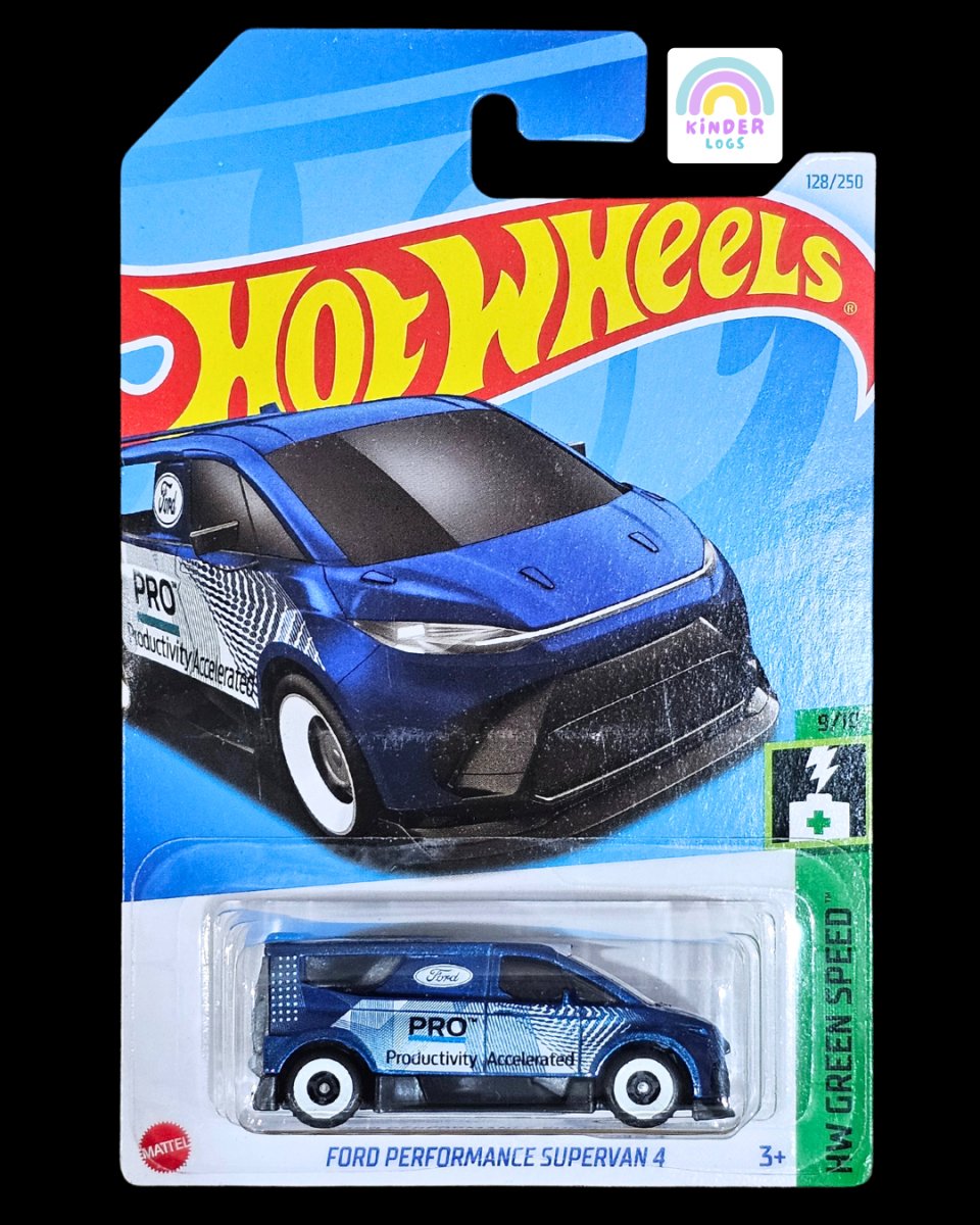 Hot Wheels Ford Performance Supervan 4 (Blue) - Buy At Kinder Logs