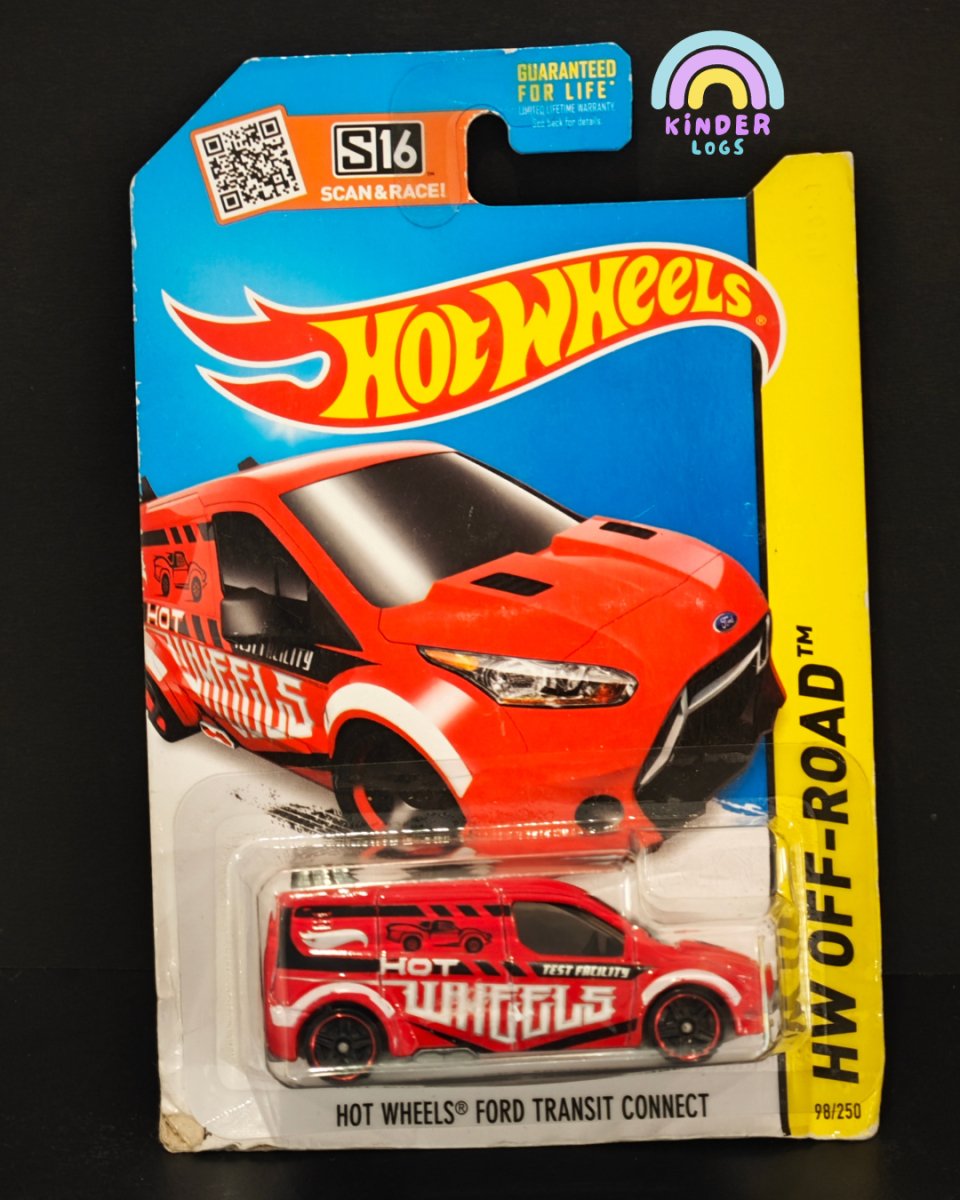 Hot Wheels Ford Transit Connect - Red (Imported) - Buy At Kinder Logs