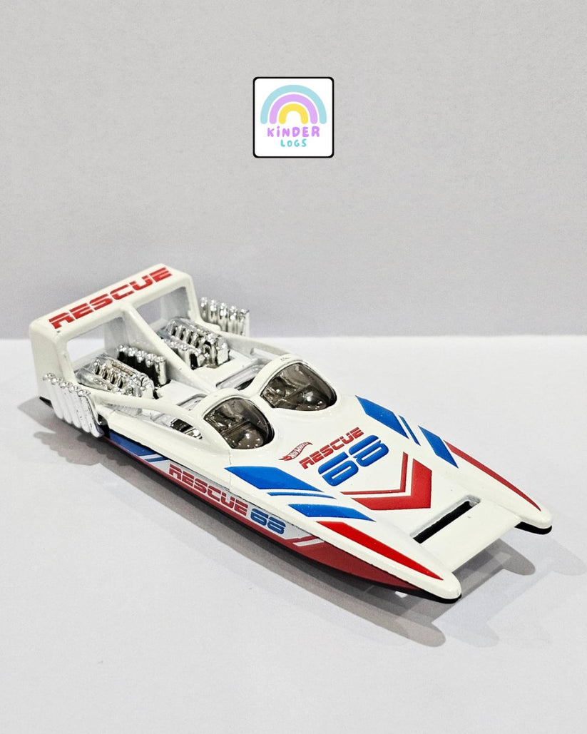 Hot Wheels H2GO Rescue Boat Car (Uncarded) - Buy At Kinder Logs