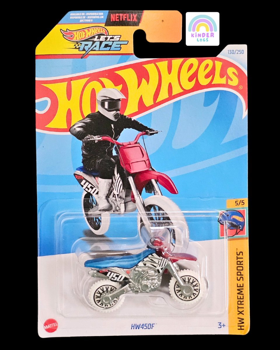 Hot Wheels HW450F Dirt Bike | Kinder Logs