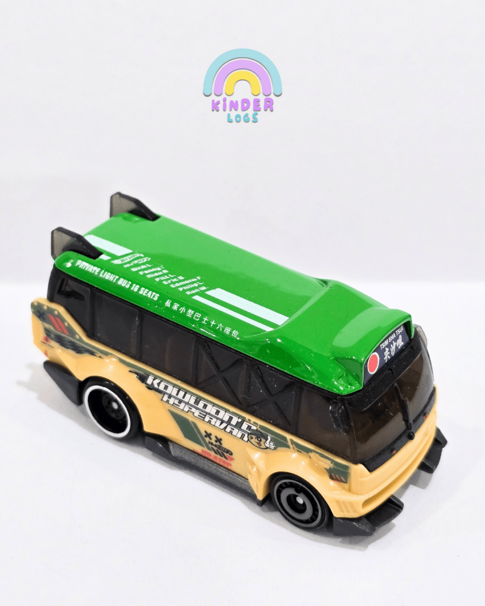 Hot Wheels Kowloon'D Hypervan - Green (Uncarded) - Buy At Kinder Logs