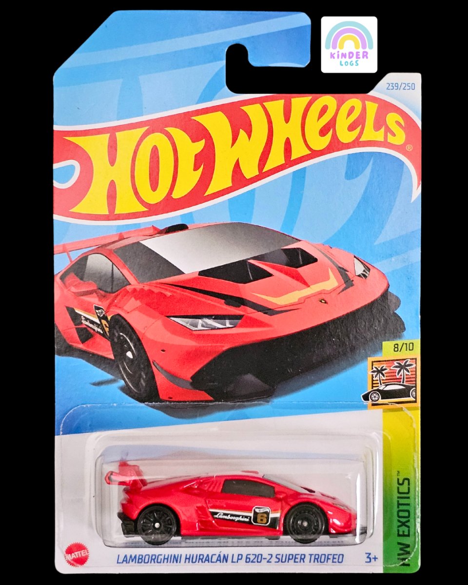Hot Wheels Lamborghini Huracan LP 620-2 Super Trofeo | Kinder Logs
