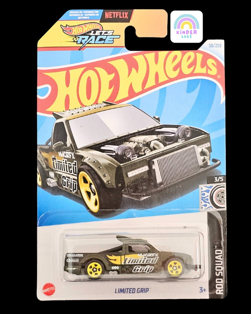 Hot Wheels Limited Grip Custom Truck (Black)) - Buy At Kinder Logs