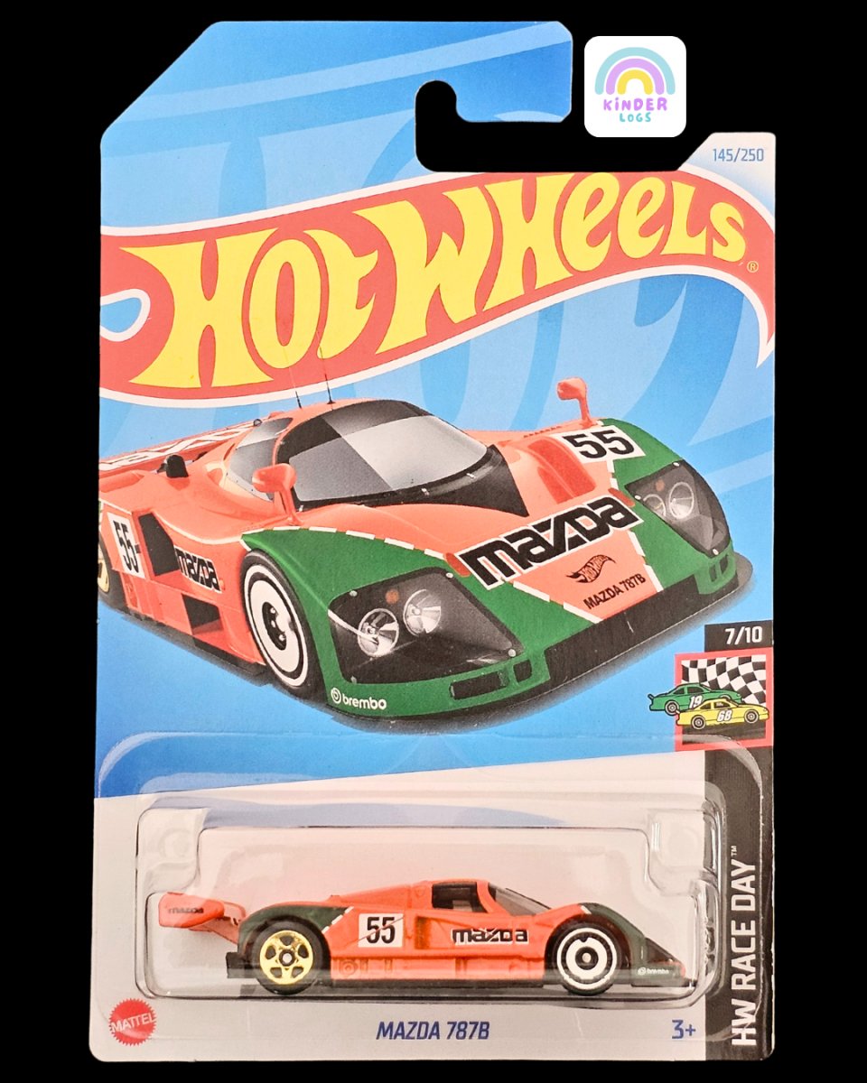 Hot Wheels Mazda 787B (Orange) | Kinder Logs