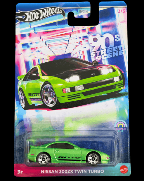 Hot Wheels Nissan 300ZX Twin Turbo - Green (Imported) - Buy At Kinder Logs