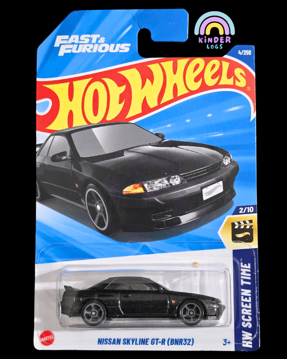 Hot Wheels Nissan Skyline GT-R R32 (Imported) - Kinder Logs India