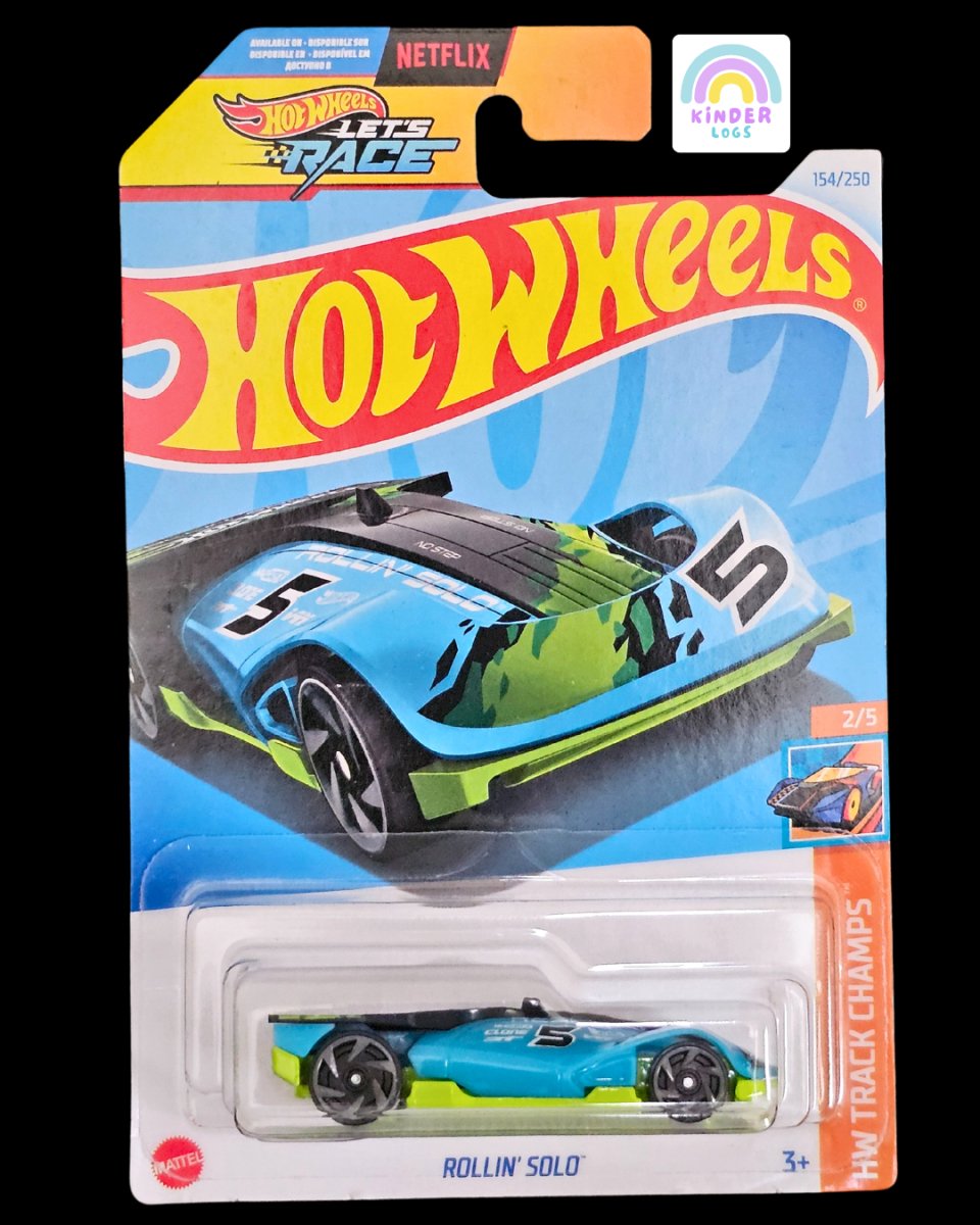 Hot Wheels Rollin' Solo - Blue - Buy At Kinder Logs