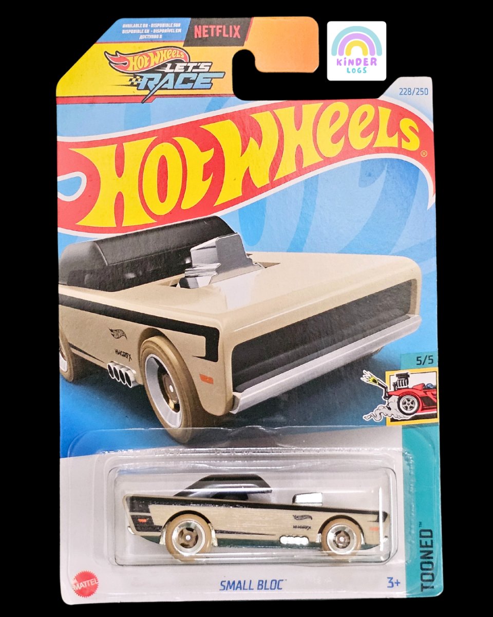 Hot Wheels Small Bloc - Beige - Buy At Kinder Logs