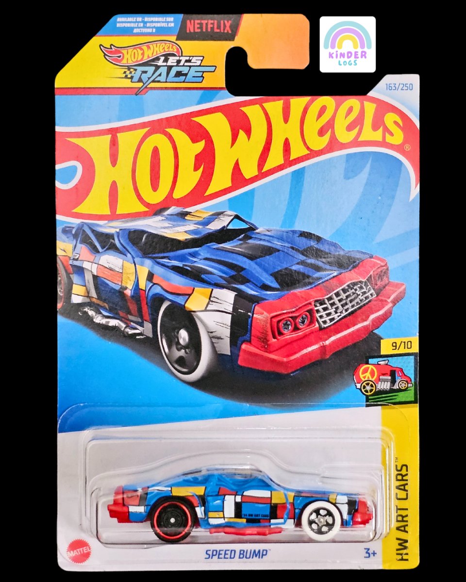 Hot Wheels Speed Bump - Blue - Buy At Kinder Logs