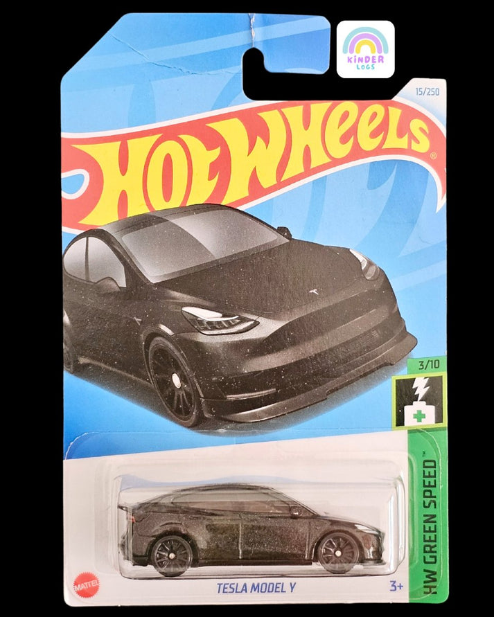 Hot Wheels Tesla Model Y - Black Color - Buy At Kinder Logs