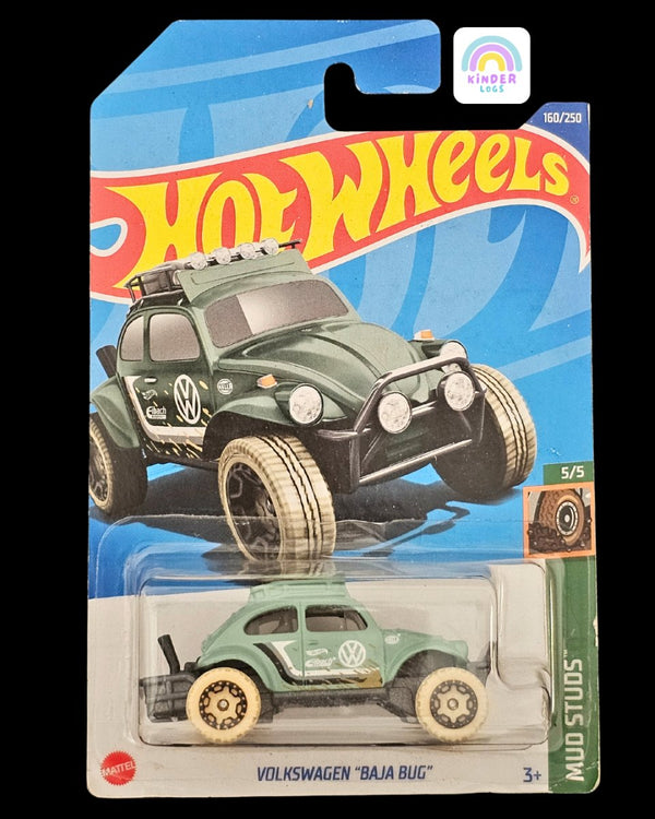 Hot Wheels Volkswagen Baja Bug - HW Mud Studs - Buy At Kinder Logs
