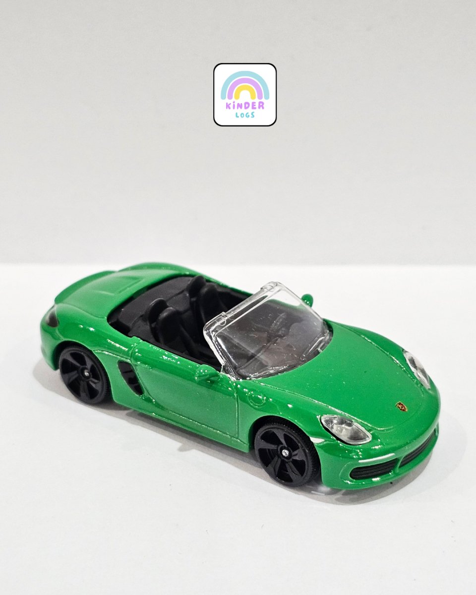 Majorette Porsche 718 Boxster - Green Color (Uncarded) | Kinder Logs