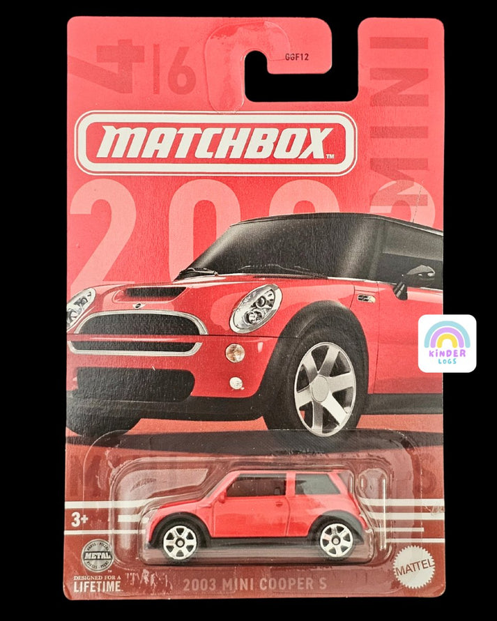 Matchbox 2003 Mini Cooper S (Imported) - Buy At Kinder Logs