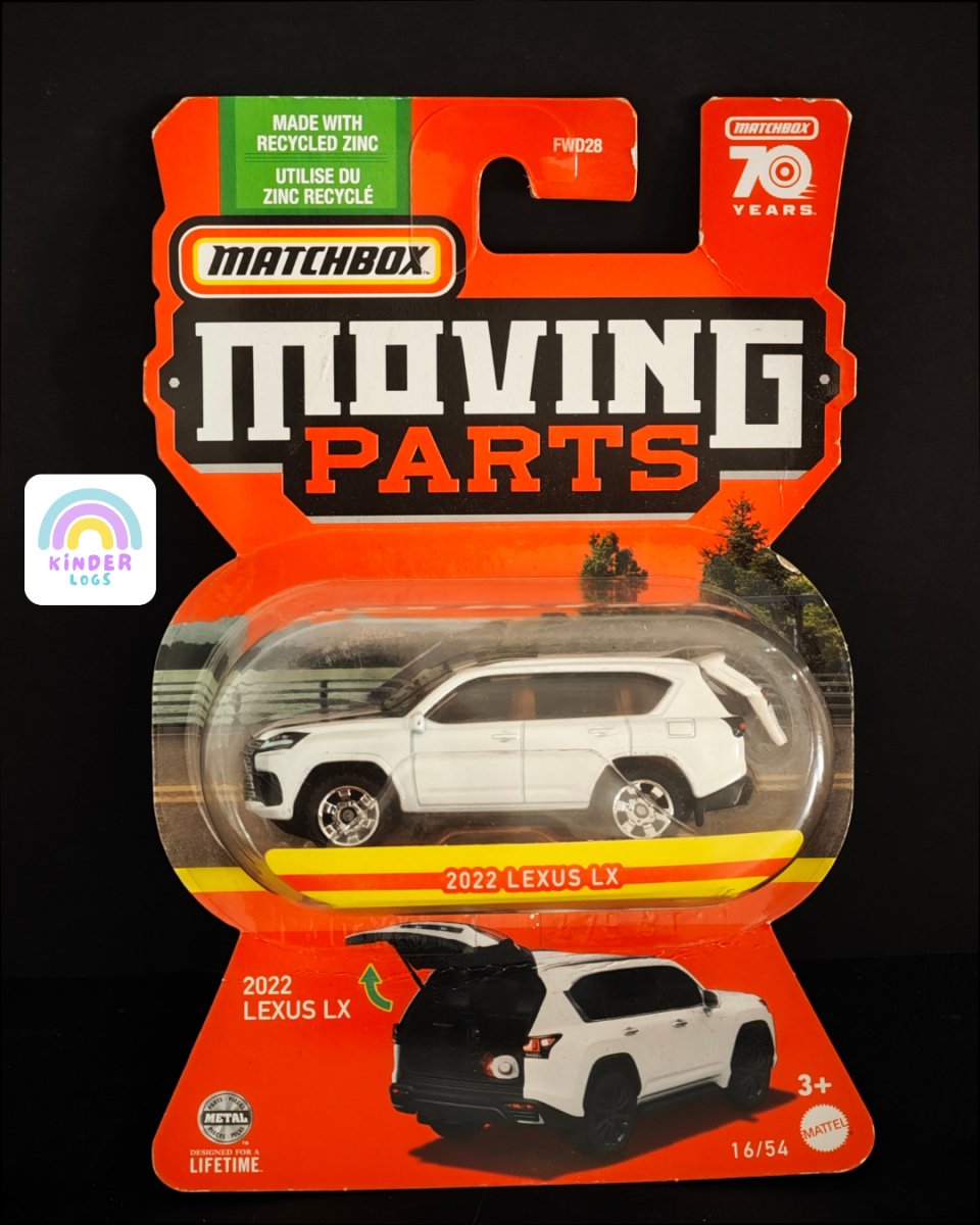 Matchbox Moving Parts 2022 Lexus LX SUV - Buy At Kinder Logs