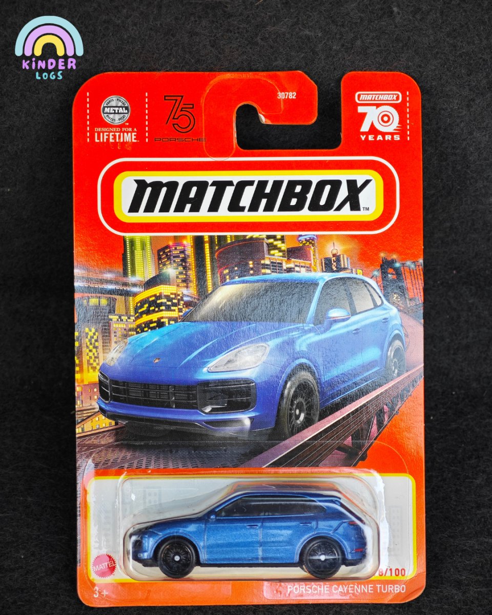 Matchbox Porsche Cayenne Turbo (Blue) - Buy At Kinder Logs