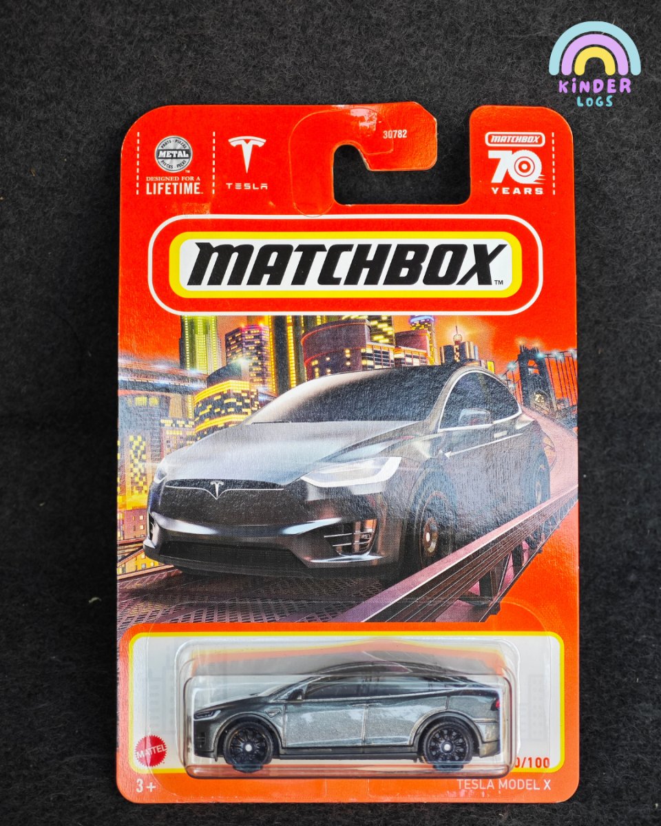 Matchbox Tesla Model X (Grey) - Buy At Kinder Logs