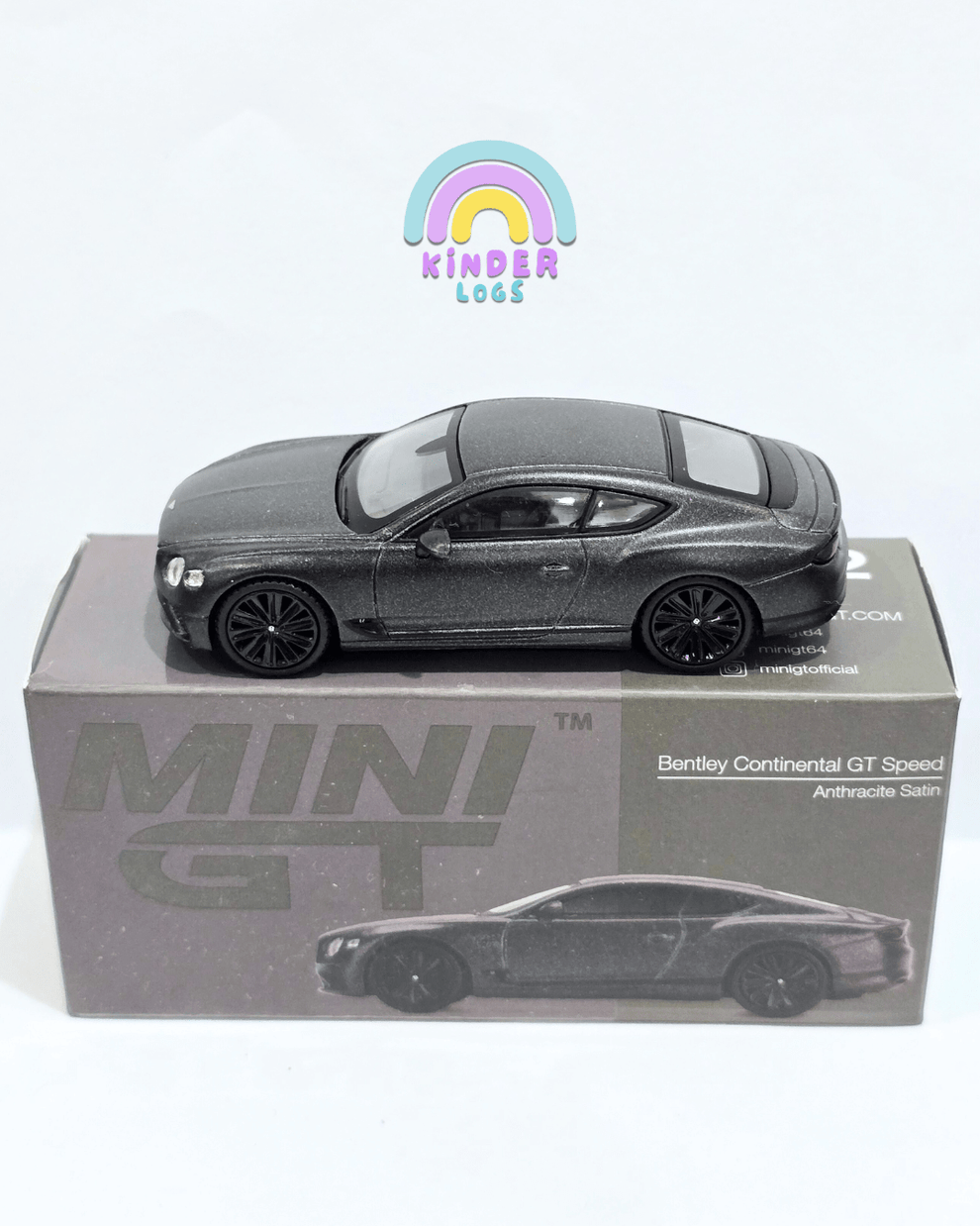 Mini GT Bentley Continental GT Speed - Anthracite Satin (Open Box ...