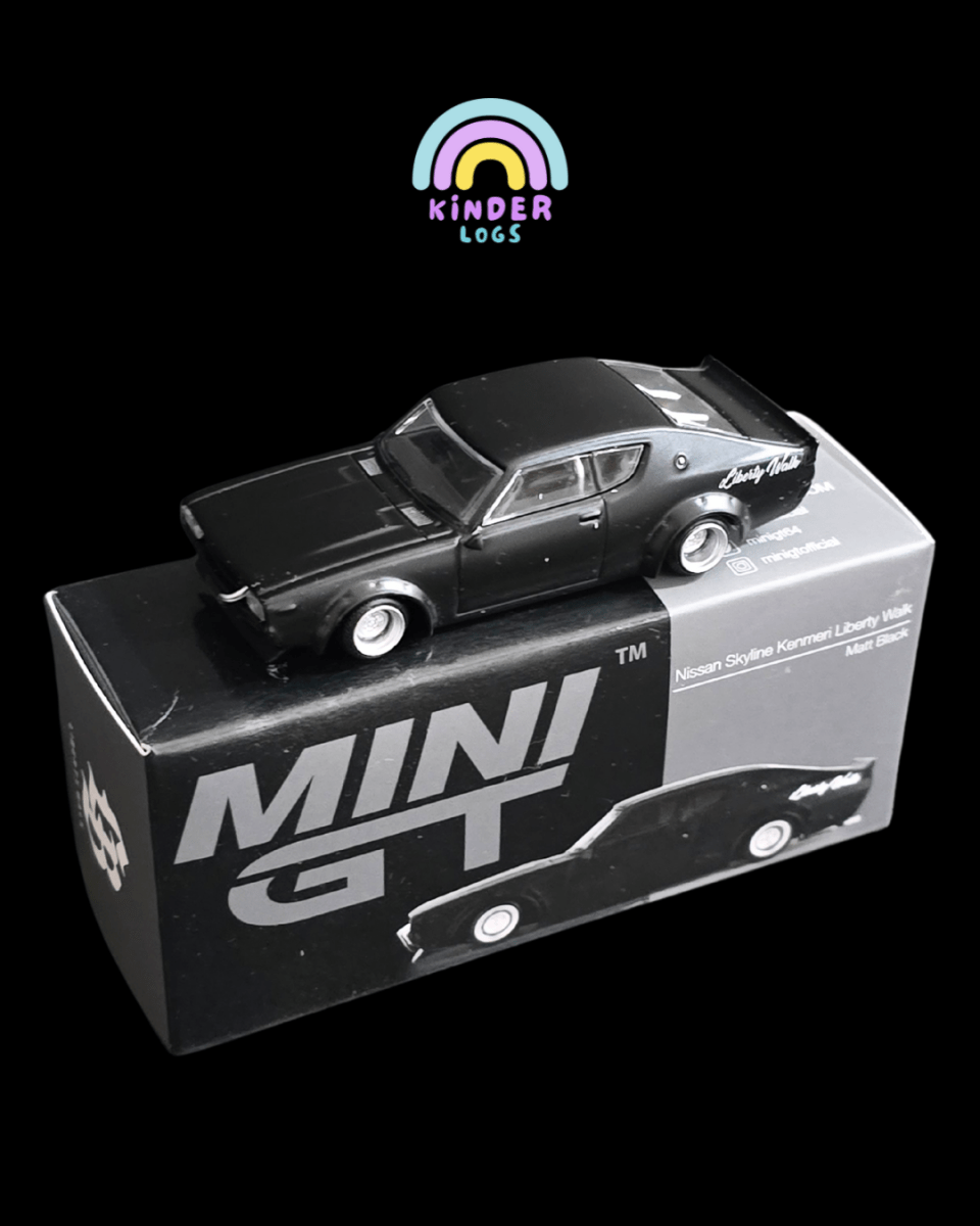 Mini GT Nissan Skyline Kenmeri Liberty Walk - Matte Black (Open Box ...