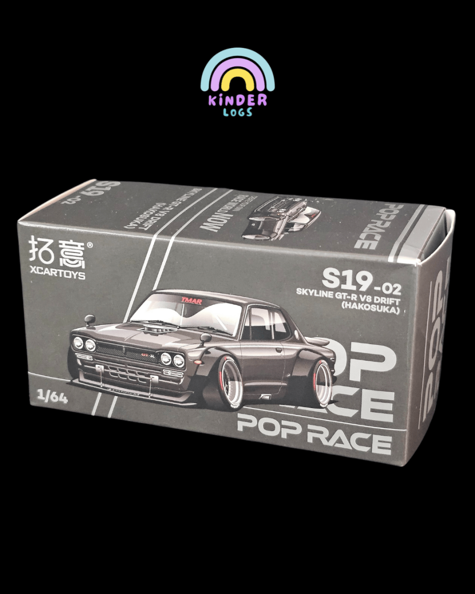 Pop Race Nissan Skyline GT-R V8 Drift Hakosuka (S19-02) - Kinder Logs India