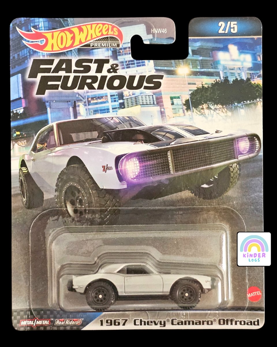 Premium Hot Wheels 1967 Chevy Camaro Offroad - Fast & Furious - Buy At Kinder Logs