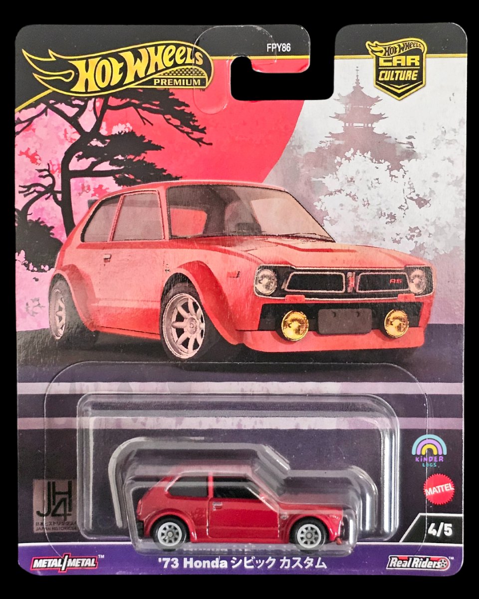 Premium Hot Wheels 1973 Honda Civic Custom - JH4 (Imported) - Kinder ...