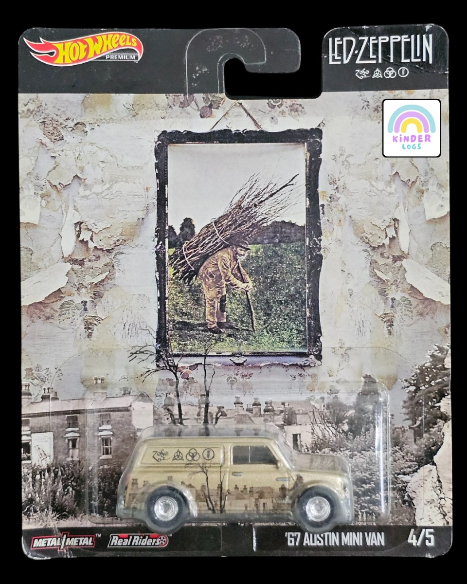 Premium Hot Wheels LED Zeppelin 1967 Austin Mini Van - Buy At Kinder Logs