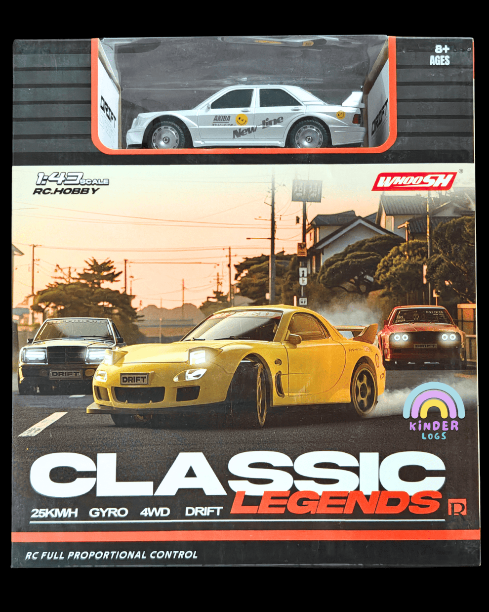Whoosh 1:43 Mercedes Drift RC Car - 25 KMPH Speed (Silver) - Buy At ...